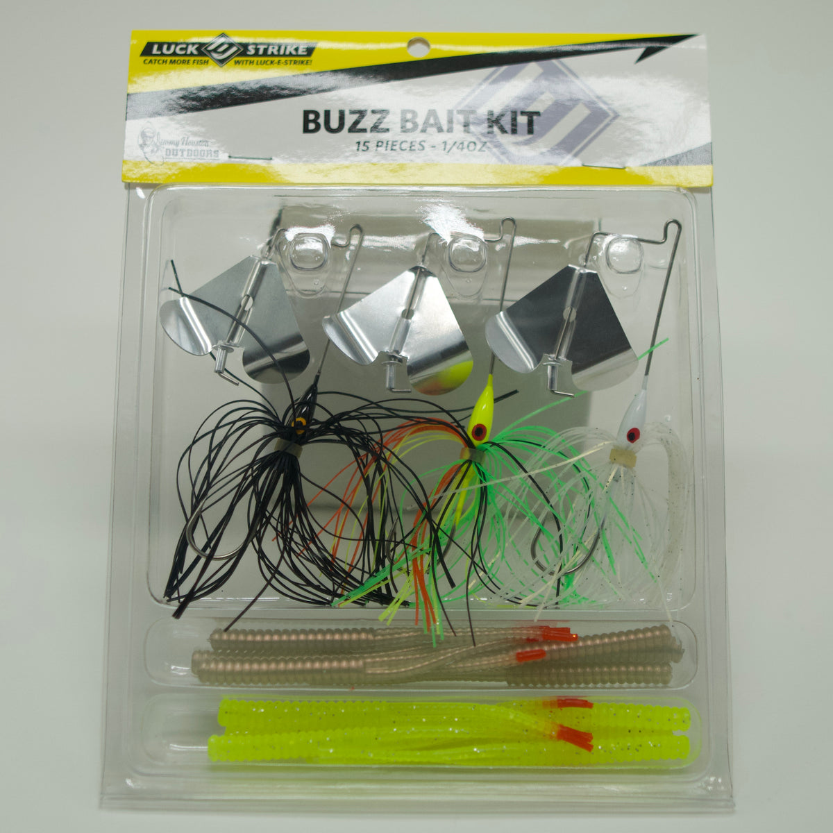 Luck E Strike - Buzzbait Kit - 1/4oz - 15pc | Save More Outdoors